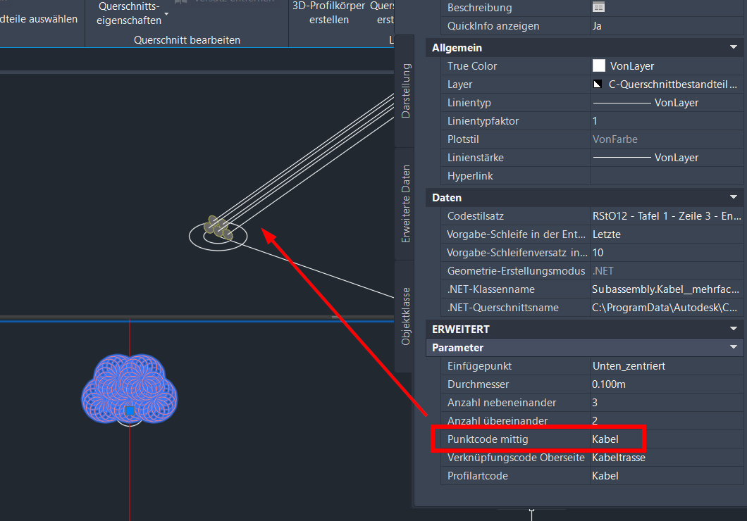How to show the cables in a corridor created with assemblies for cable ...