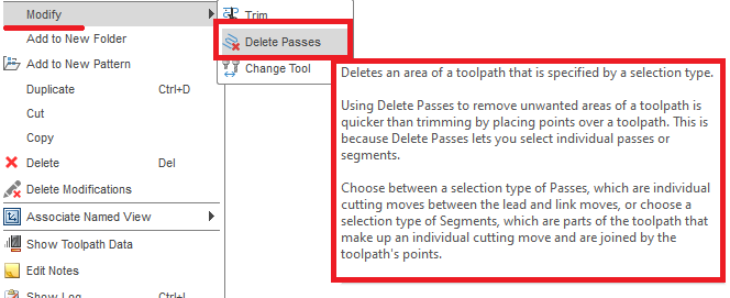 How to trim a toolpath in Fusion