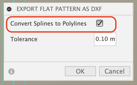 Fusion 360 crashes when exporting Flat Pattern as DXF
