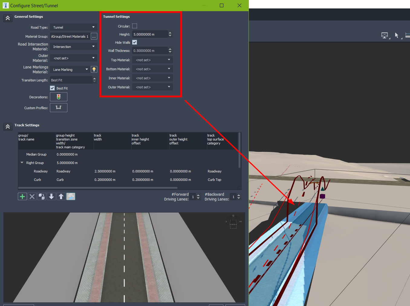 How to hide InfraWorks tunnels