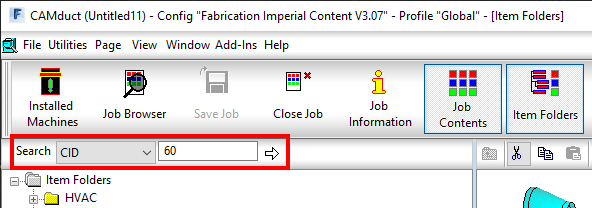 Hole not centered on pattern CID 79 in CAMduct