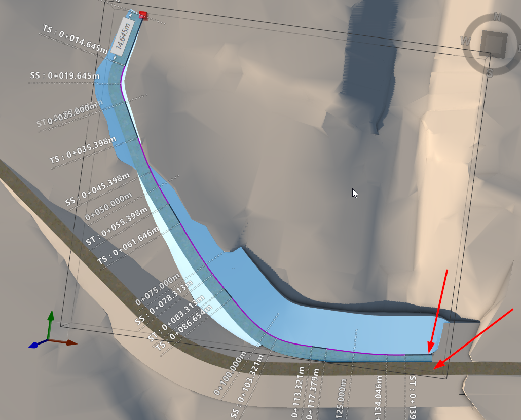 导入的Civil 3D路线在InfraWorks中编辑几何图形时存在限制