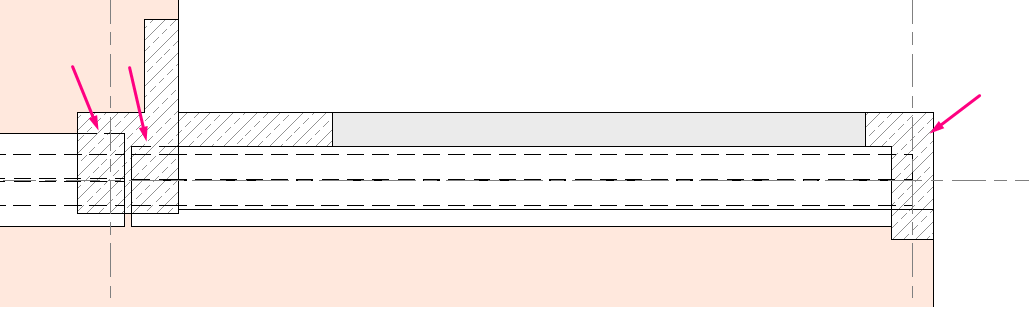 Different beam displays while joining with structural column and ...