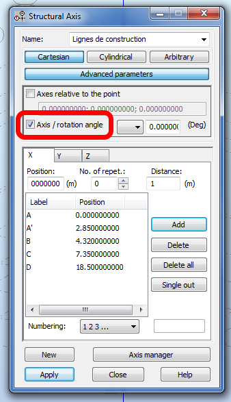 Structural axis are visible in 3D views but not in 2D views in Robot ...
