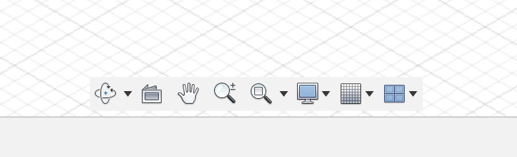 A barra de ferramentas Pan/Orbit/Zoom está ausente no Fusion 360