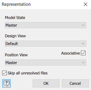 Work feature visibility is turned back on when opening assembly in Inventor