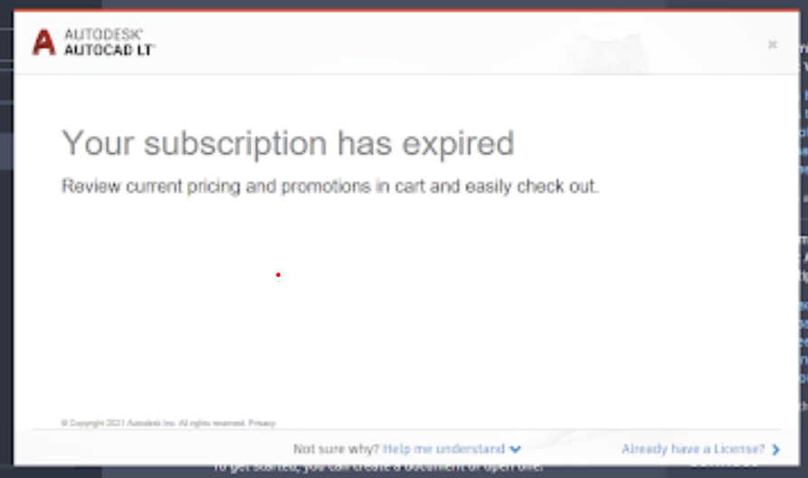 "Your subscription has expired" when launching an Autodesk product ...