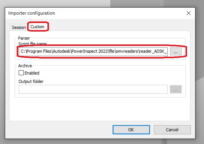 "The configuration is incomplete. Make sure you have provided all the information importer ...