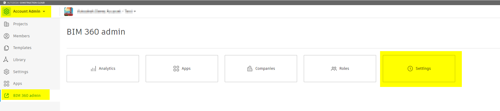 After renaming an BIM 360/ACC account the Desktop Connector hub name ...