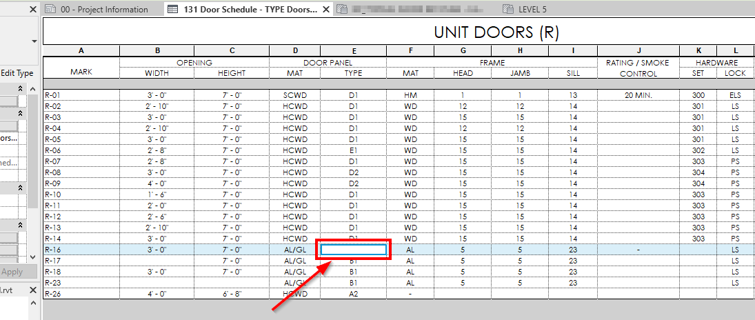 Family shared parameter value does not appear in the schedule in Revit