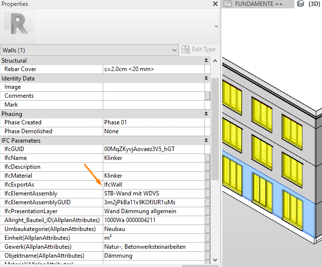 从 IFC 导入的墙在 Revit 中无法识别为墙