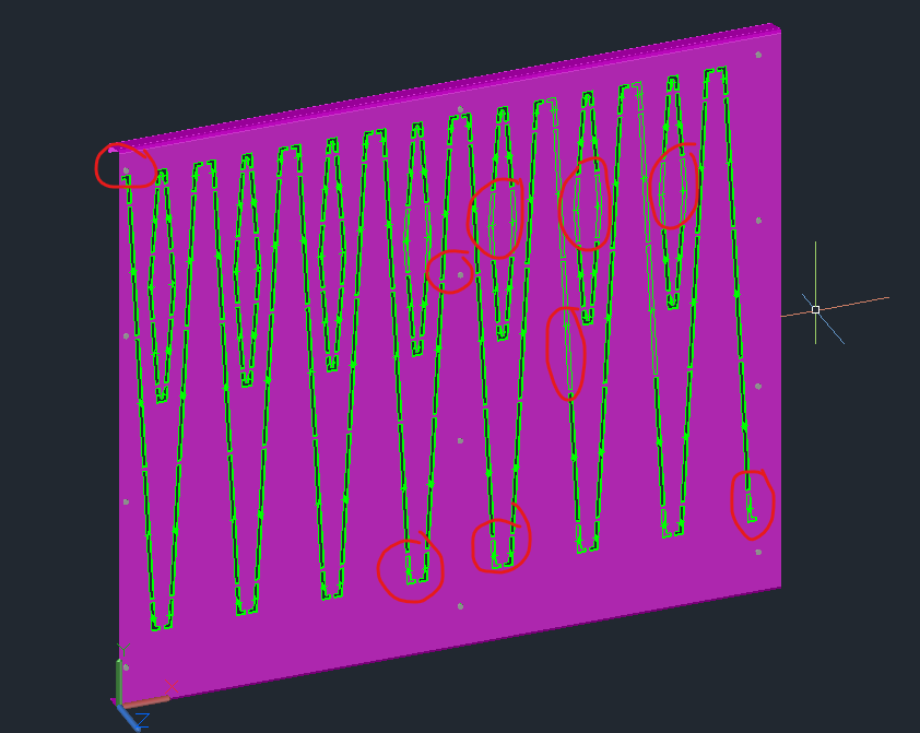 Missing bolt holes and contour processing features on plates in Advance ...