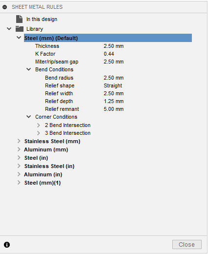 Sheet metal bent part is different from the Fusion 3D model