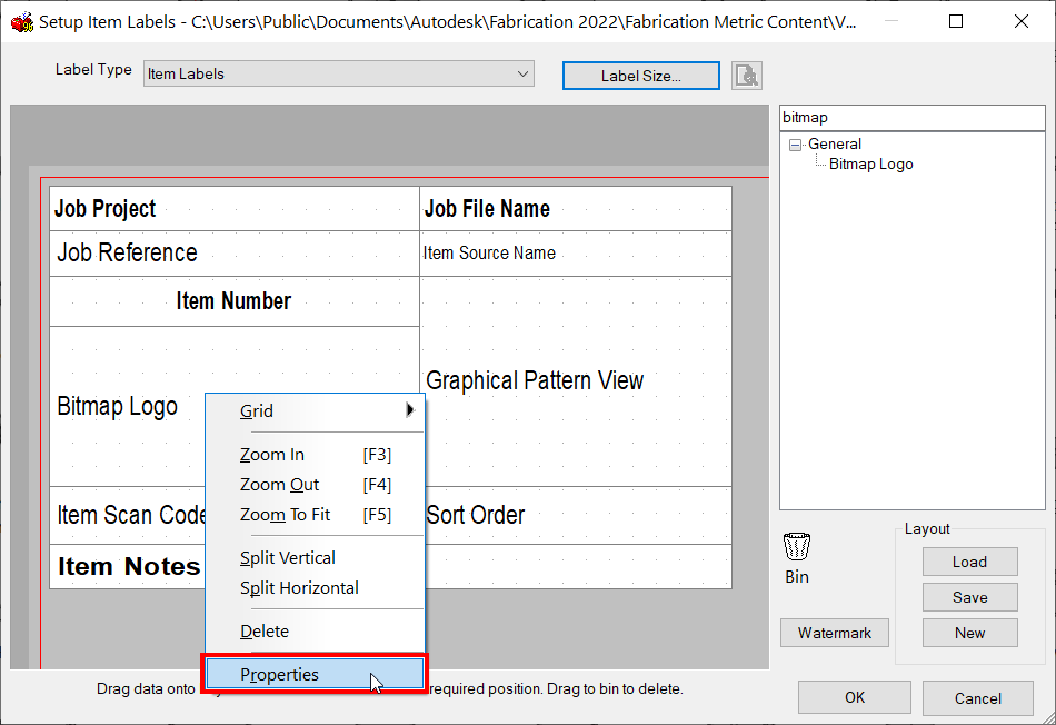 How to insert QR Code images on Labels in CAMduct