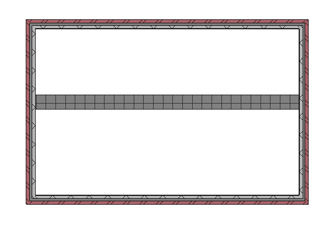 Hatch pattern invisible for wall made as in-Place model in Revit