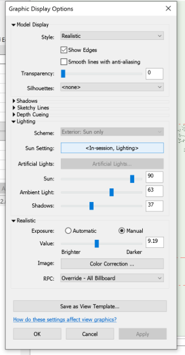 Cut color of wall in realistic view display changed when upgraded ...