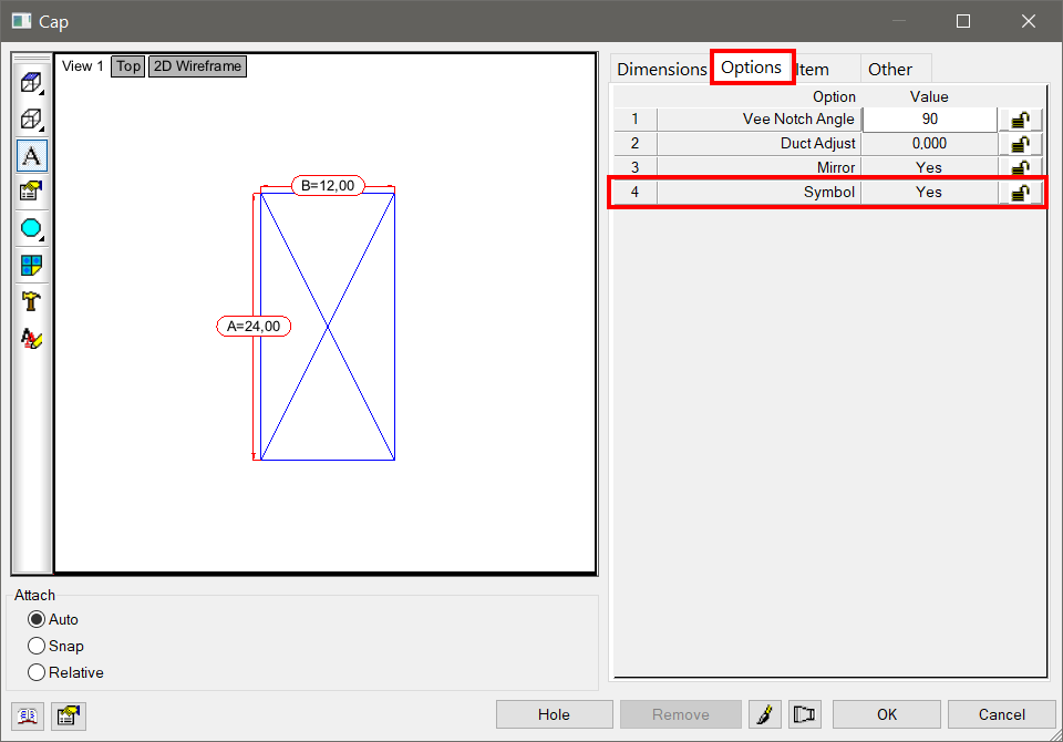 Items are not displaying with the expected symbols in CADmep
