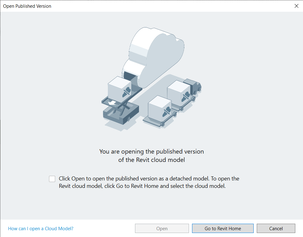 Revit Cloud Worksharing model opened from Desktop Connector doesn't ...