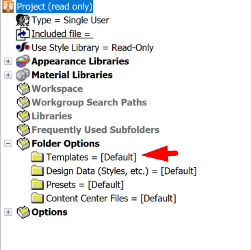 "Failed to get the default DWG template" while publishing a Factory asset from Inventor