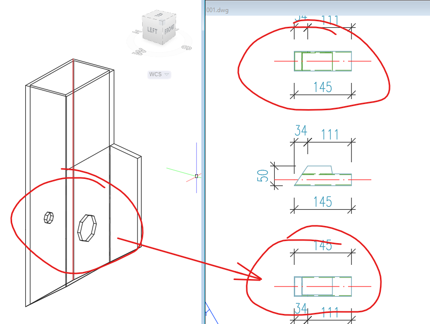 Some holes are missing from detail drawing in Advance Steel