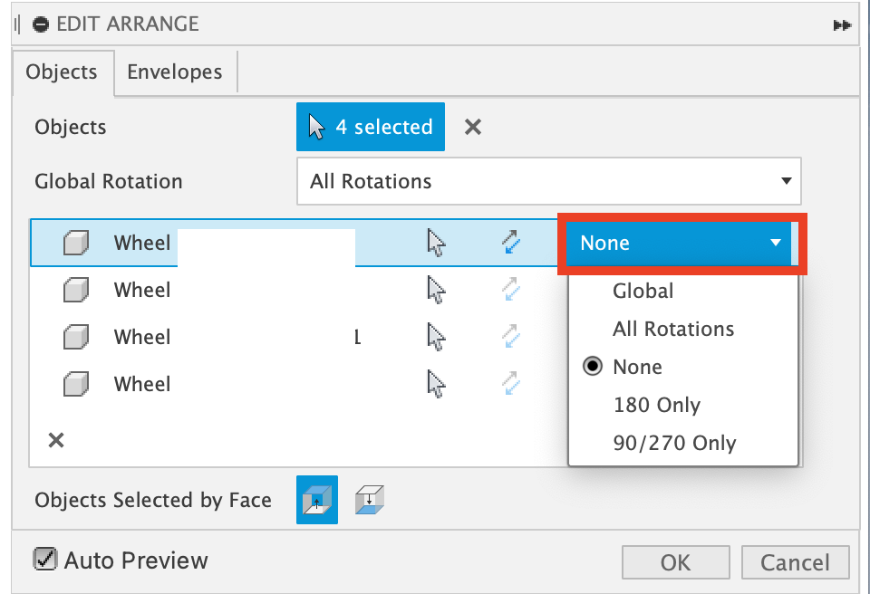 Parts do not rotate when using Arrange in Fusion