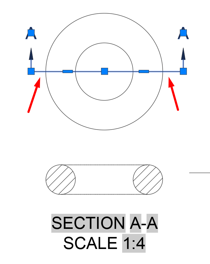 Part Of Hatch Missing From Section View With VIEWSECTION Command In AutoCAD