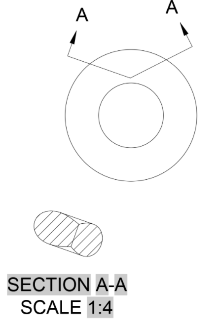 Part of hatch missing from section view with VIEWSECTION command in AutoCAD