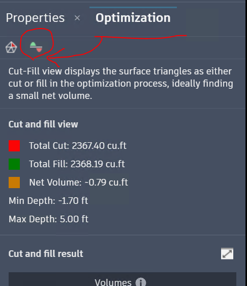 No hay ningún efecto en la superficie al utilizar la opción de ...