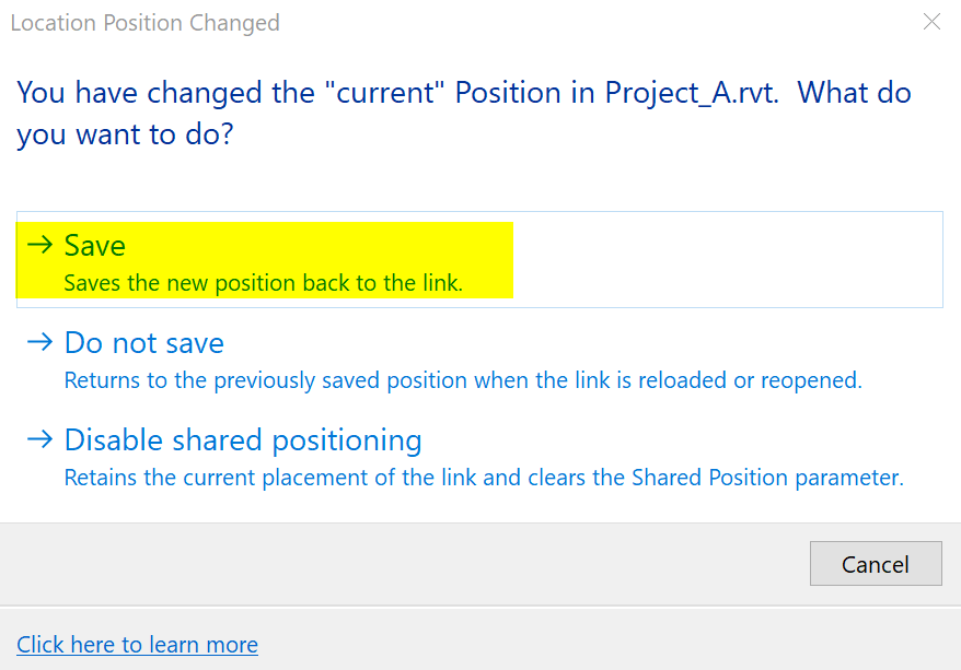 How to set up Shared Coordinates using one Revit model as the Site or ...