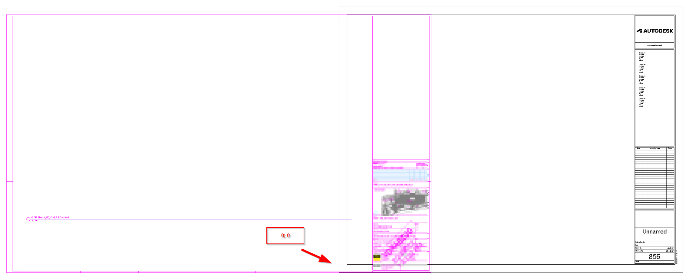 BIM 360 Document Management の一人称ビューのミニ マップの位置合わせがずれている