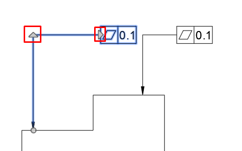How to link a feature Control Frame to several surfaces in a Fusion 360 drawing