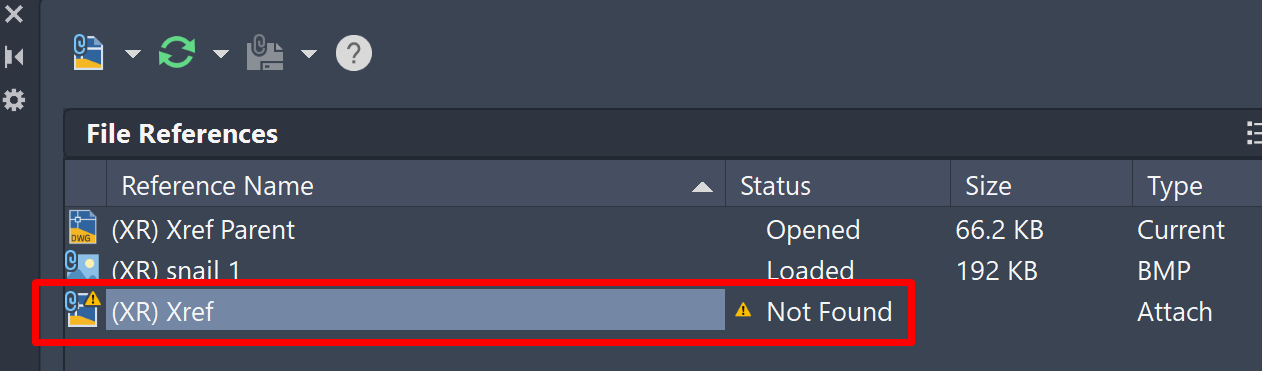 External Reference xref File Is Missing Or Unresolved In AutoCAD Products