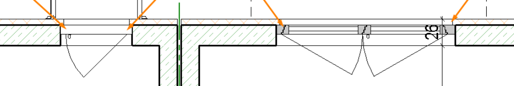 Unexpected frame display for specific window family in Revit