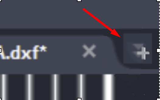 Drawing Tab Overflow Dropdown Is Covered By The New Drawing Tab In Autocad