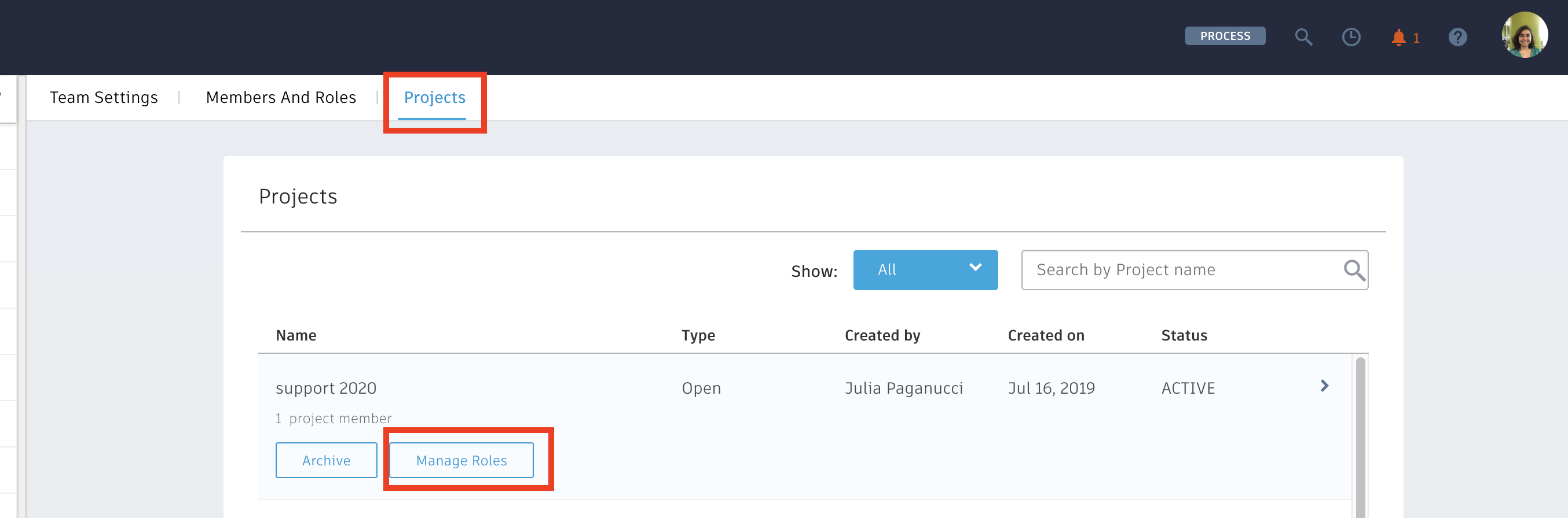 "Request Access" when opening project in Fusion Team Hub as Owner and Admin