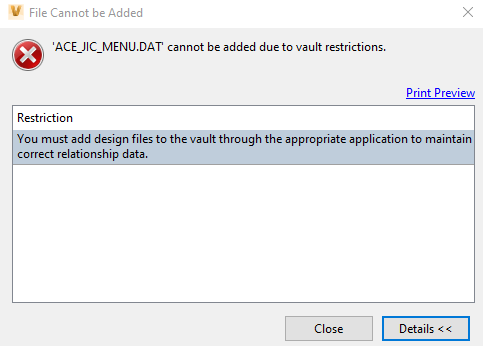 How to check in AutoCAD Electrical .DAT files into Vault Client.