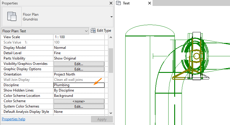 Unexpected display when activating hidden lines display for MEP elements in Revit