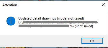 Cannot open some detail drawings from Document Manager or from model in ...