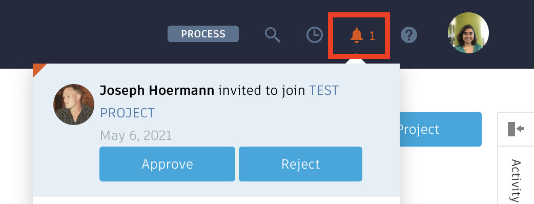 No email invitation is received to join a Fusion Team Hub