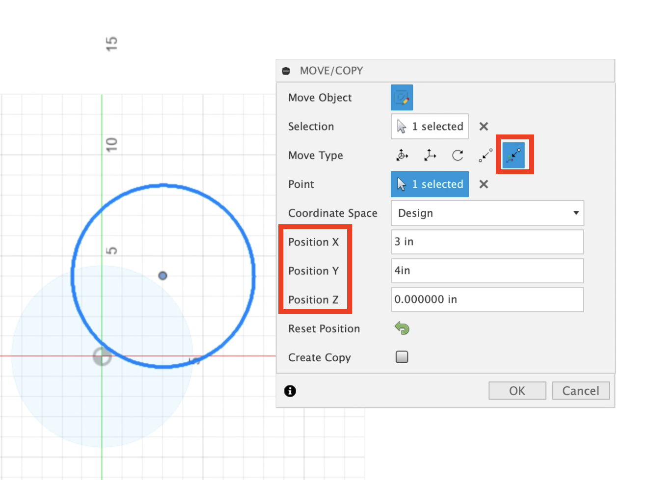 How To Sketch At Specified Coordinates In Fusion 360