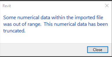 "A serious error has occurred...." displays when opening specific Revit ...