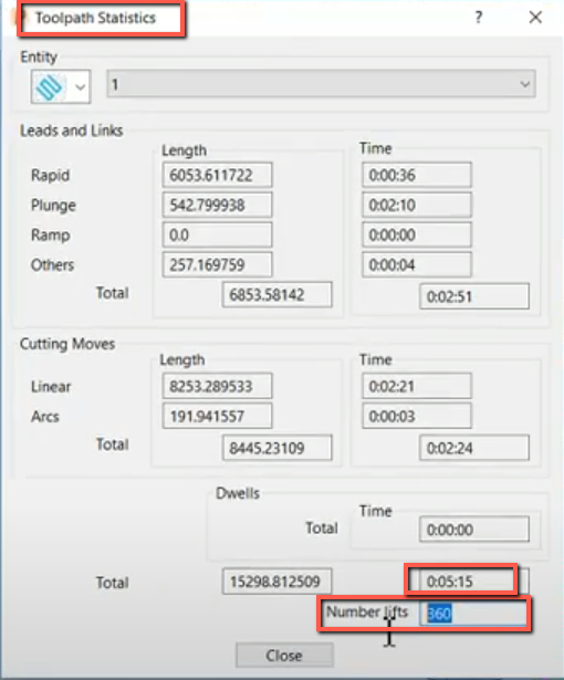 How to reduce the cycle time for Rest Area Clearance in PowerMill
