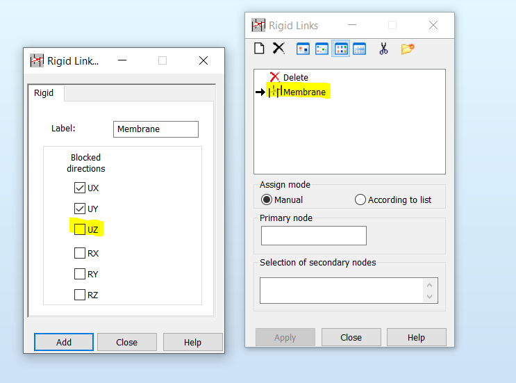 Unrealistic deflection of pile cap model with rigid link defined in Robot Structural Analysis