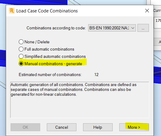 How to delete excessive code combination generated in Robot Structural ...