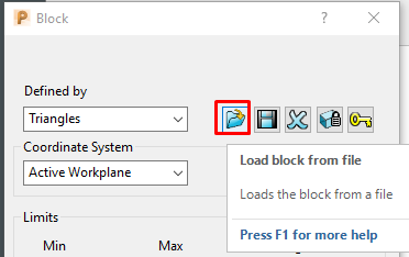 如何在 PowerMill 中将 PowerShape CAD 模型输入毛坯模型。