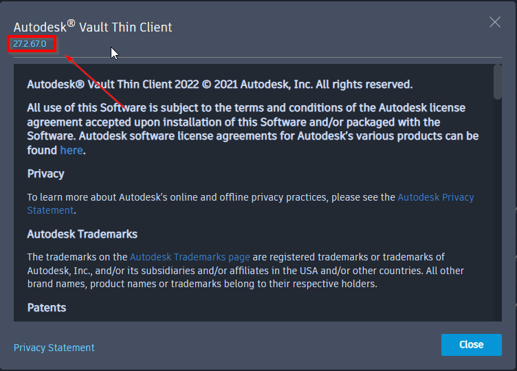 Missing features in Vaults Thin Client 2022 and later