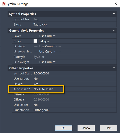 Not all annotation styles are listed in selection list of AutoCAD Plant 3D "Assign Tag" for a P ...