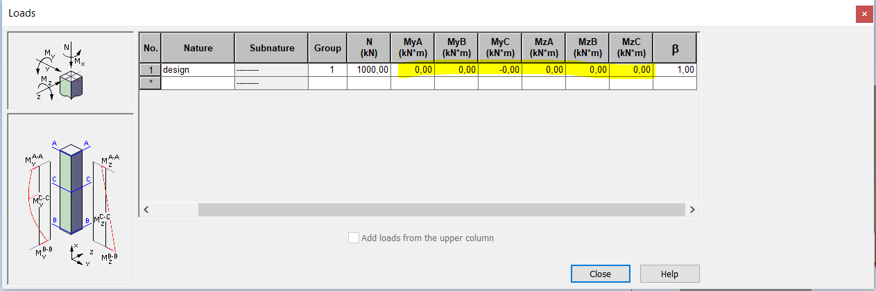 How to define boundary conditions while RC column provided reinforcement design in Robot ...