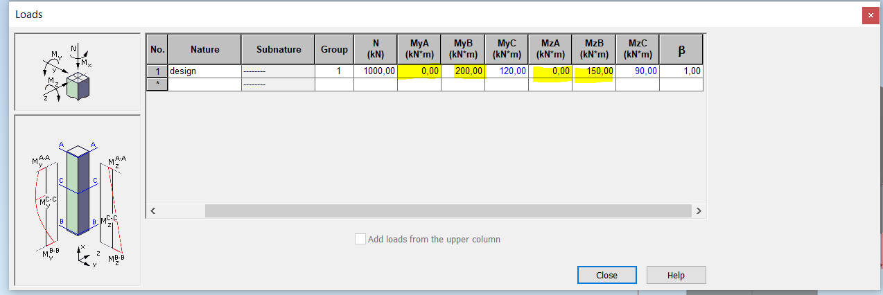 How to define boundary conditions while RC column provided reinforcement design in Robot ...