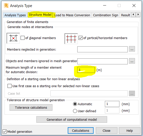 Compression only elastic ground giving tensile forces in Robot Structural Analysis